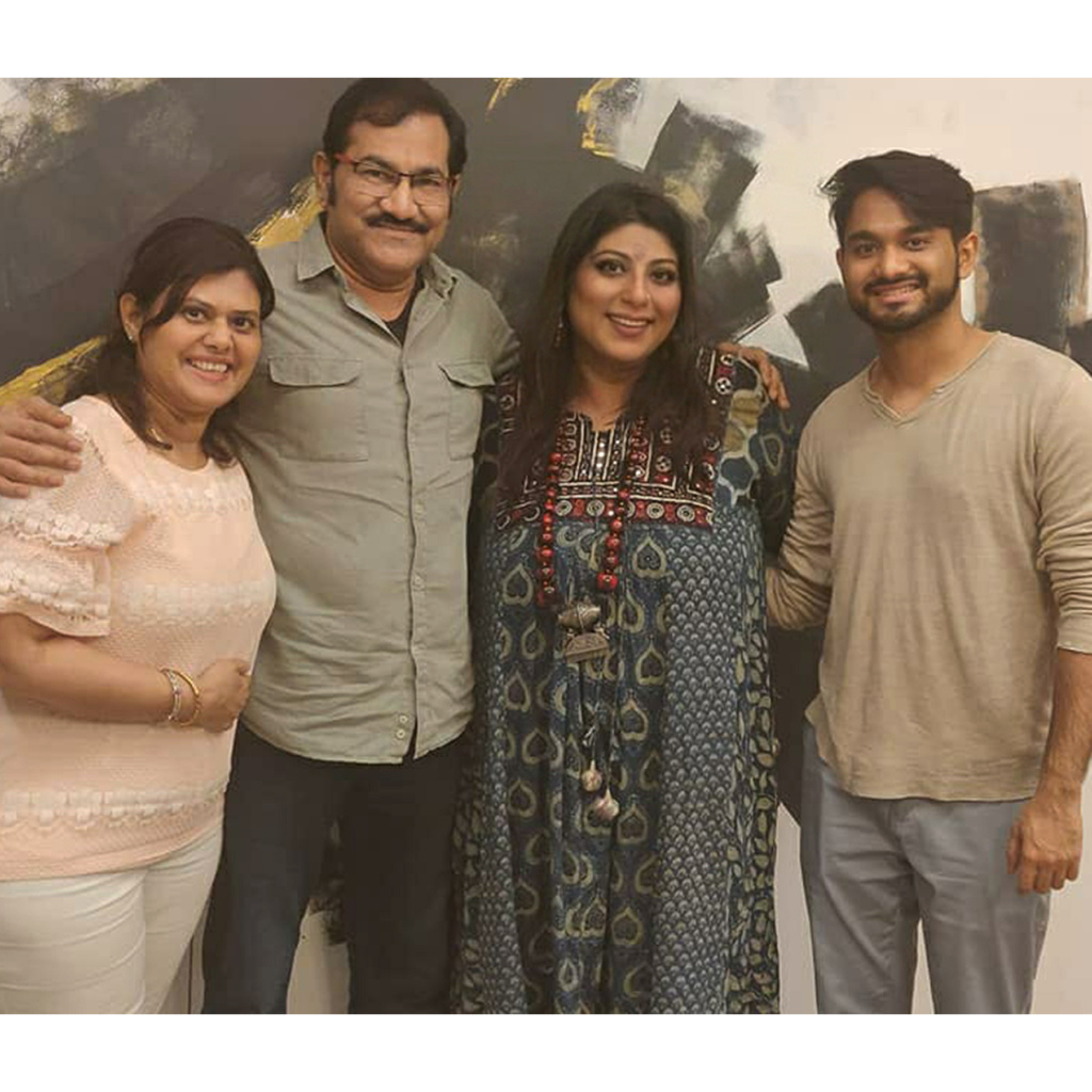 Sudesh Bhosle and family with Anusha Srinivasan Iyer - Naarad